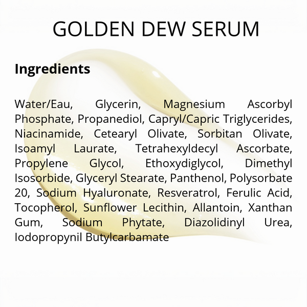 GOLDEN DEW Timeless Anti-Aging Dual Action Vitamin C Serum 30 mL/1 oz - COMPLETE ELIXIR